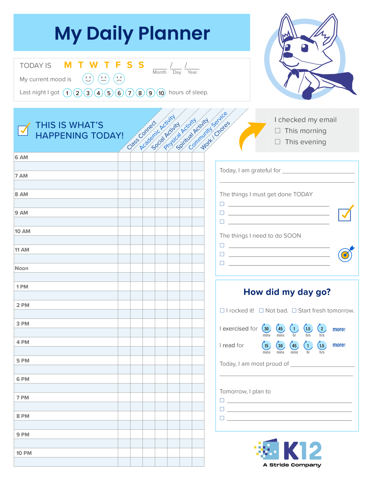 Our new daily and monthly planners are here! - Learning Liftoff